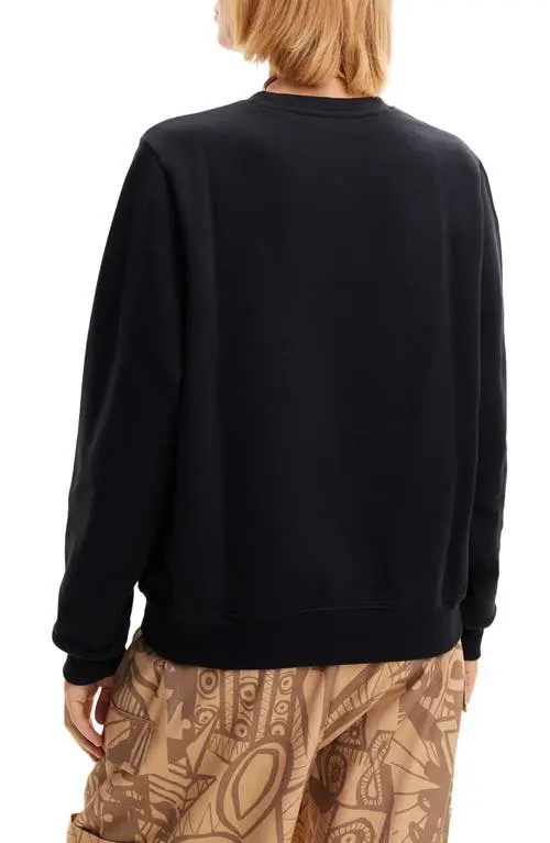 Desigual Imagotype Embossed Sweatshirt