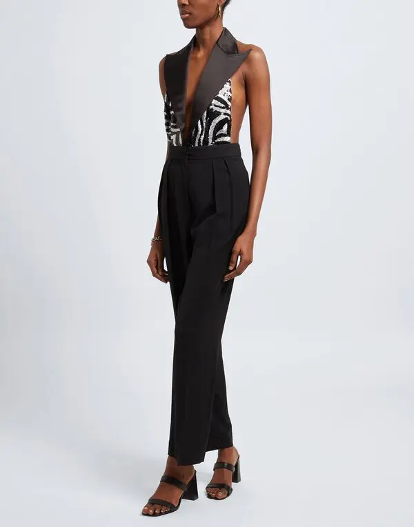 Dolce & Gabbana Bodysuit In Polyester, Silk, And Elastane
