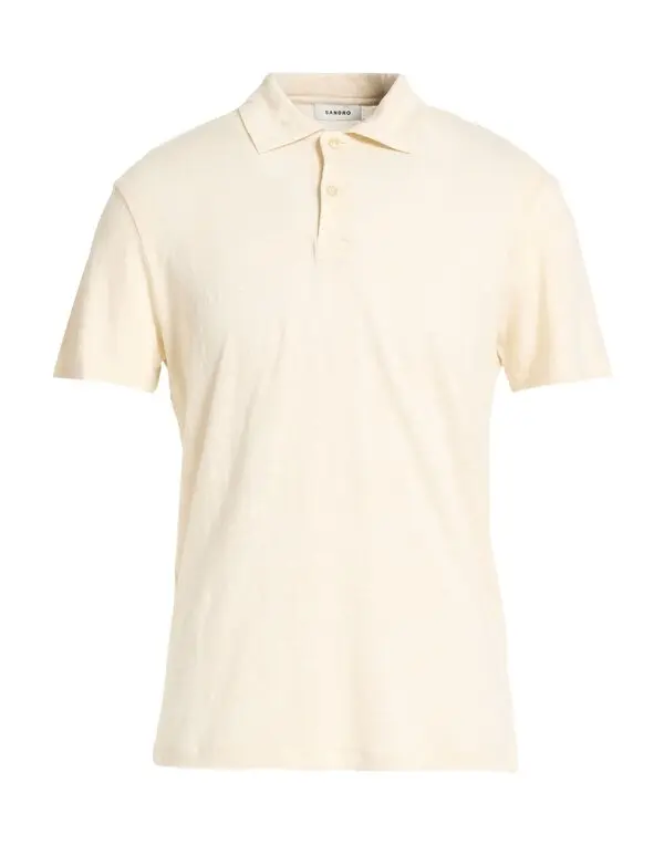 Sandro Polo Shirt Size Linen