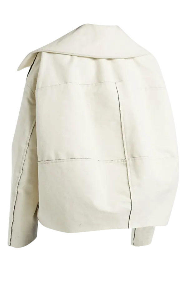 Marni Wool-blend Felt Jacket - Off-white
