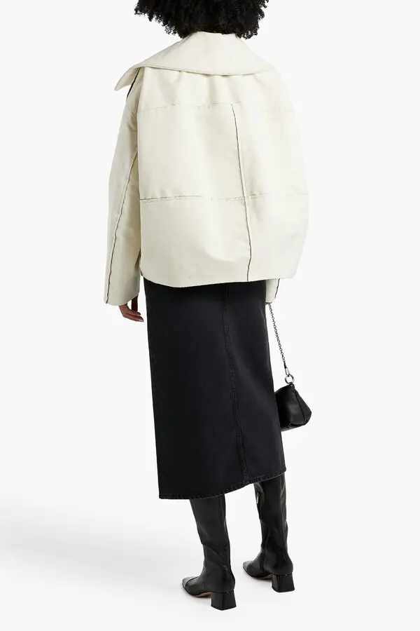 Marni Wool-blend Felt Jacket - Off-white