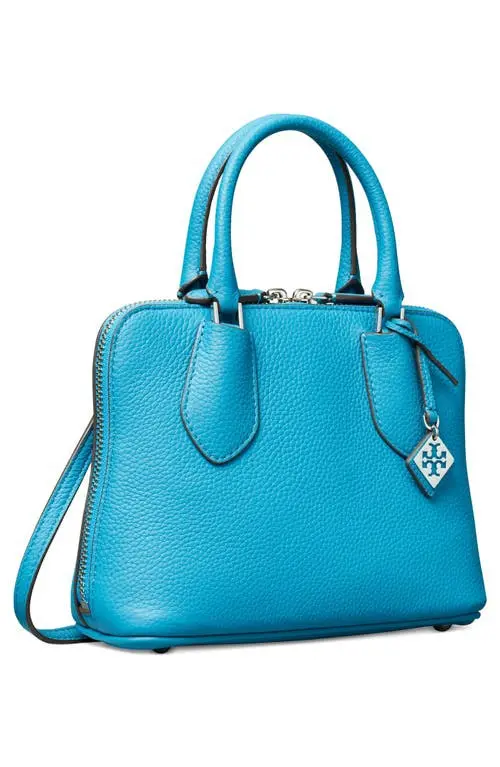 Tory Burch Mini Leather Swing Crossbody Bag - Cerulean