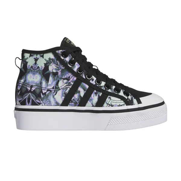 Adidas Nizza Platform Mid Top Sneakers - Purple