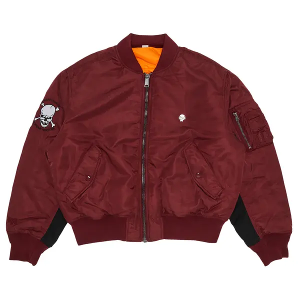 Supreme X Bounty Hunter Ma-1 Jacket - Red