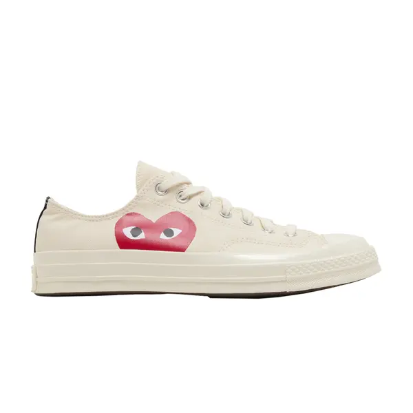 CONVERSE Comme Des Garçons Play X Chuck 70 Low - Cream