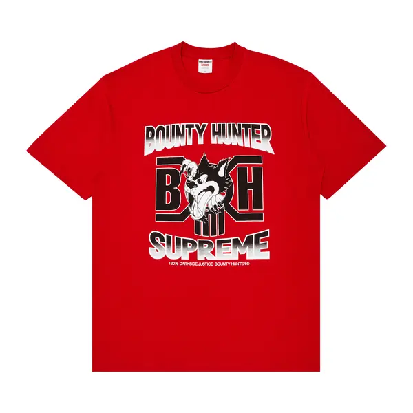 Supreme X Bounty Hunter Wolf Tee - Red