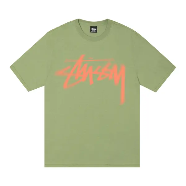 StÜssy Dizzy Stock Tee 'moss