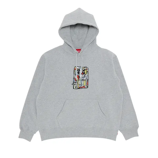 Supreme Neil Blender Mosaic Hooded Sweatshirt - Grey