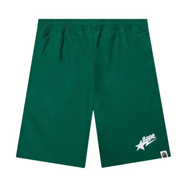 A BATHING APE Sta Logo Beach Shorts