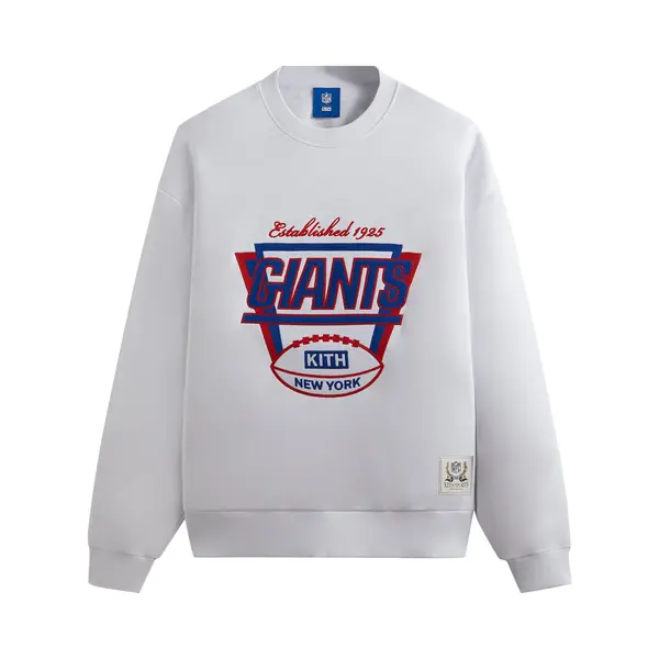 Kith For The Nfl: Giants 1925 Nelson Crewneck - White