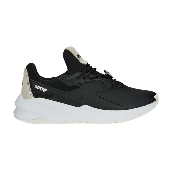 PUMA Fier Nitro Leather Sneakers - Black