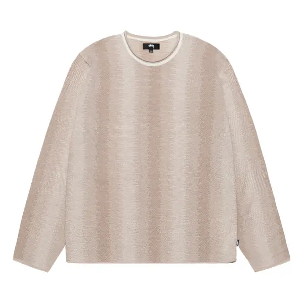 StÜssy Shadow Stripe Sweater - Cream