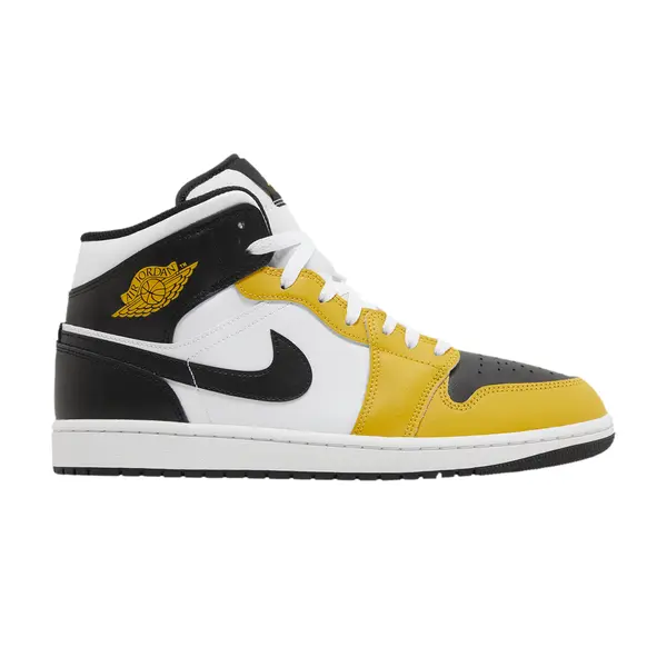 JORDAN 1 Mid Sneakers - Yellow