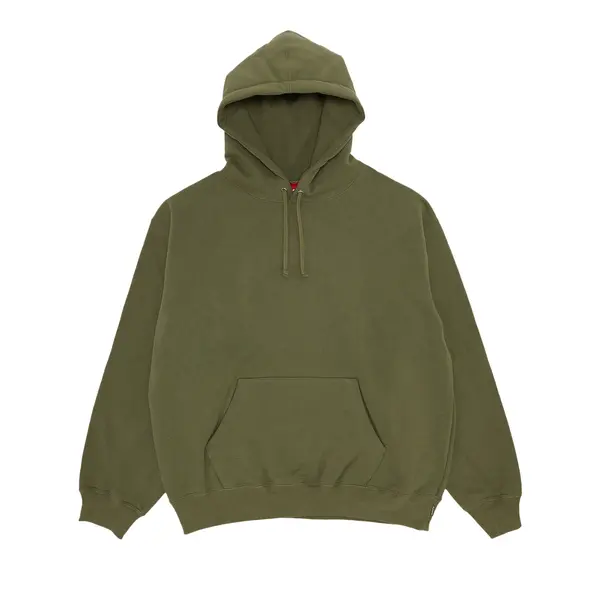 Supreme Satin Appliqué Hooded Sweatshirt - Green