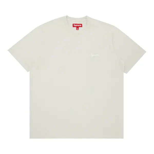 Supreme Washed Script Short-sleeve Top - Grey
