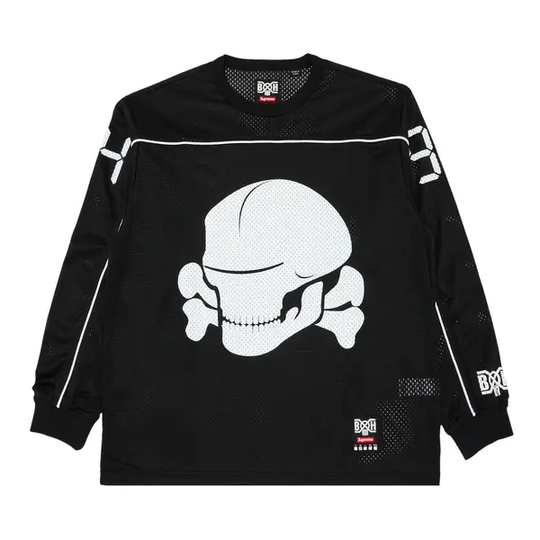 Supreme X Bounty Hunter Mesh Moto Jersey In Black | Editorialist