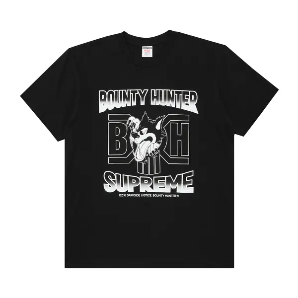 Supreme X Bounty Hunter Wolf Tee - Black