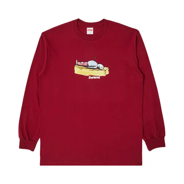 Supreme Neil Blender Arrow Long-sleeve Tee 'cardinal - Red