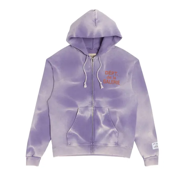 GALLERY DEPT. French Zip Hoodie - Purple