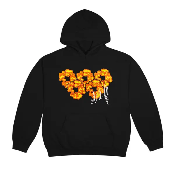 DENIM TEARS X Offset Hoodie - Black