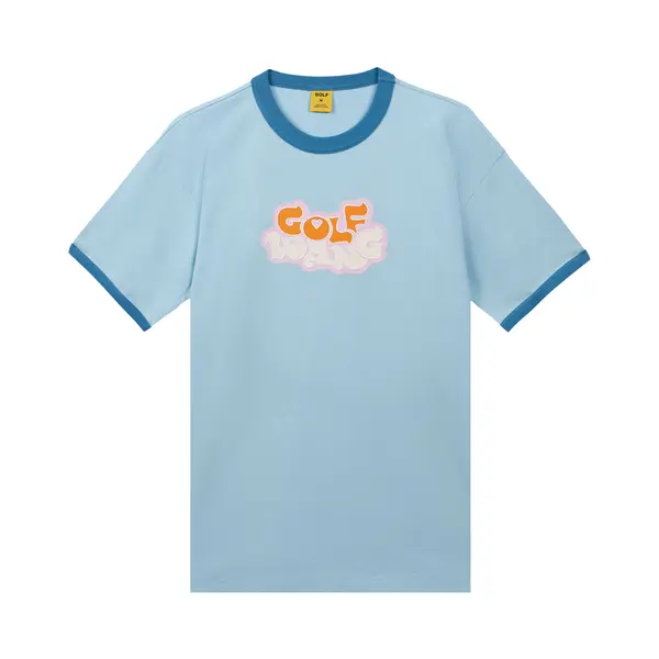 GOLF WANG Harmony Logo Ringer Tee 'light - Blue
