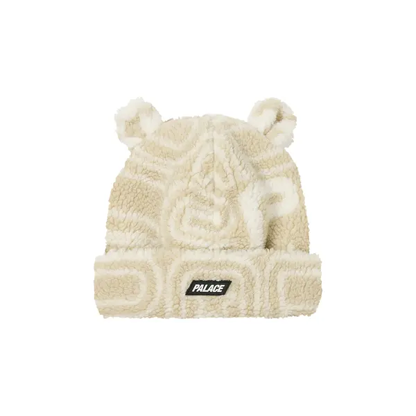 PALACE Joyrex Fleece Ears Beanie - Grey
