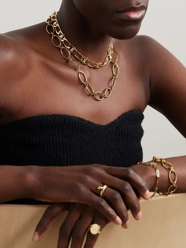 FOUNDRAE Oval Link 18-karat Chain Necklace