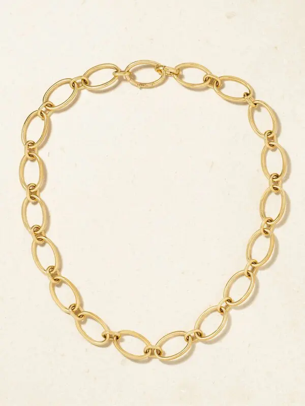 FOUNDRAE Oval Link 18-karat Chain Necklace