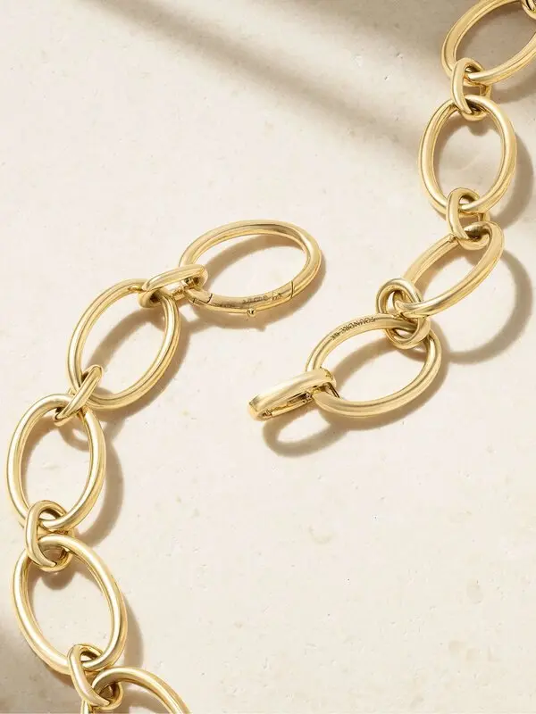 FOUNDRAE Oval Link 18-karat Chain Necklace