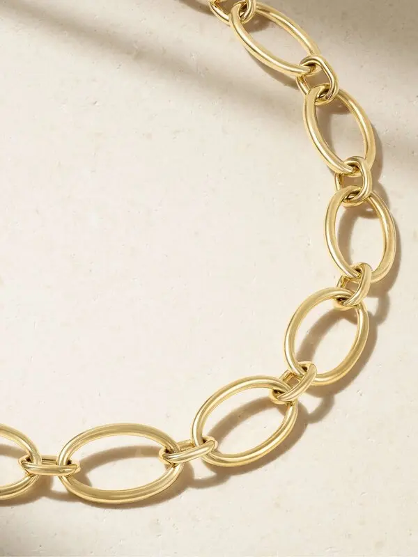 FOUNDRAE Oval Link 18-karat Chain Necklace