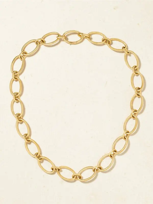 FOUNDRAE Oval Link 18-karat Chain Necklace