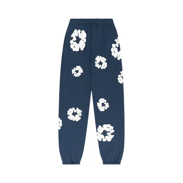 DENIM TEARS Cotton Wreath Sweatpants - Blue