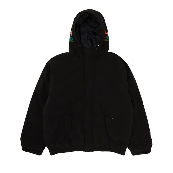 Supreme Needlepoint Hooded Jacket - Black