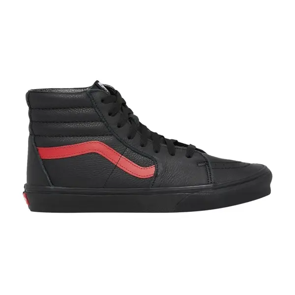 VANS Sk8-hi Leather Pop Sneakers - Black
