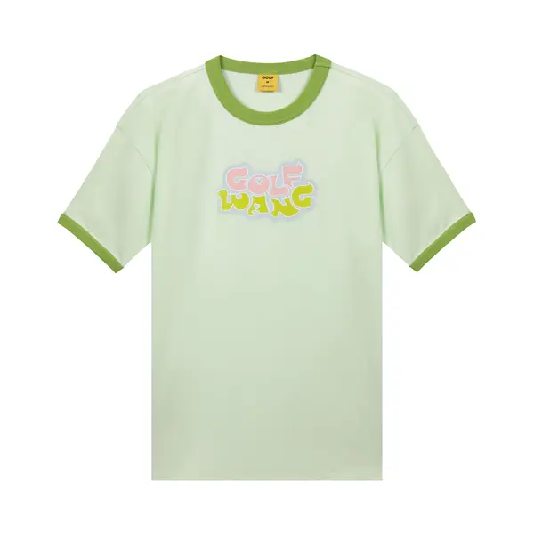 GOLF WANG Harmony Logo Ringer Tee 'light - Green