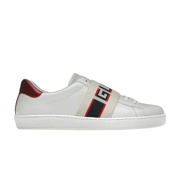Gucci Ace Stripe Sneakers - White