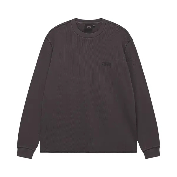 StüSsy Basic Stock Long-Sleeve Thermal 'Washed - Black | Editorialist