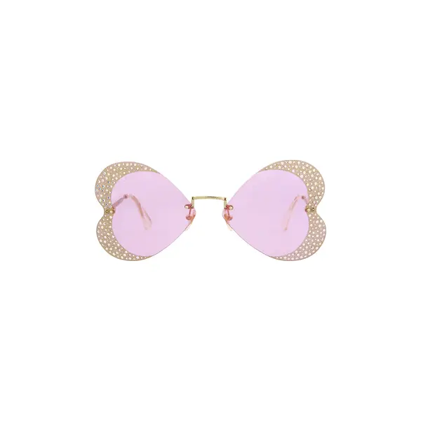 Gucci Cat Eye Sunglasses - Pink