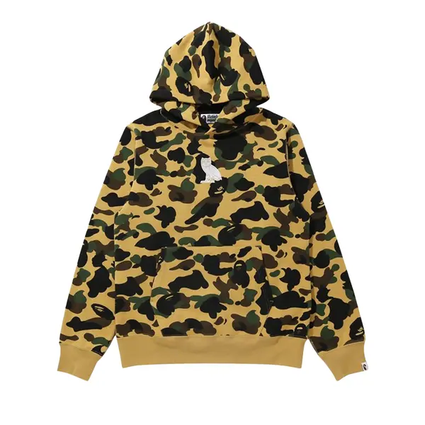 A BATHING APE X Ovo 1st Camo Pullover Hoodie