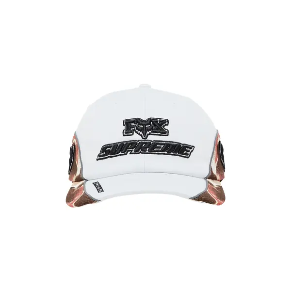 Supreme X Fox Racing 6-panel Cap - White