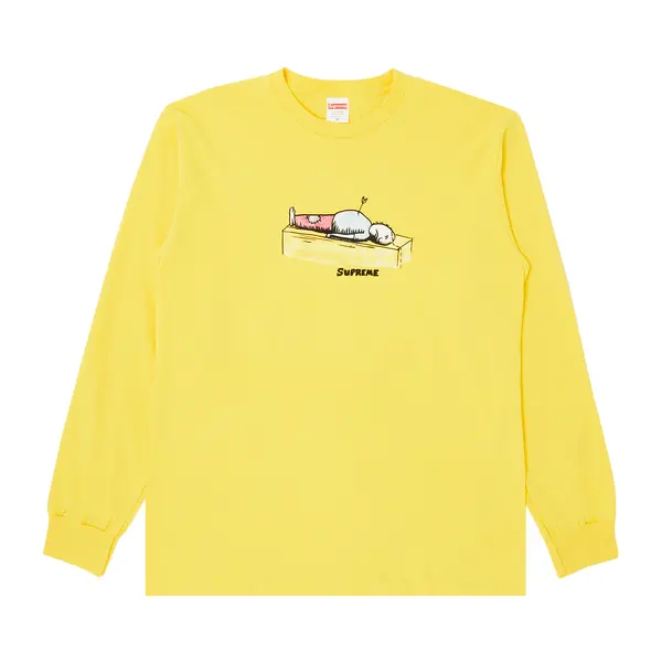 Supreme Neil Blender Arrow Long-sleeve Tee - Yellow