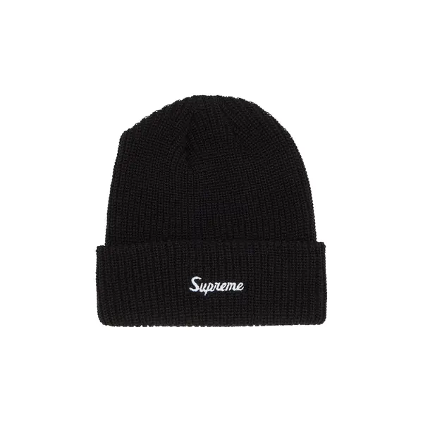 Supreme Loose Gauge Beanie - Black