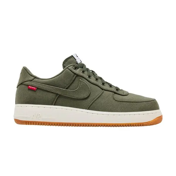 Nike Supreme X Force 1 Low Top Sneakers - Grey