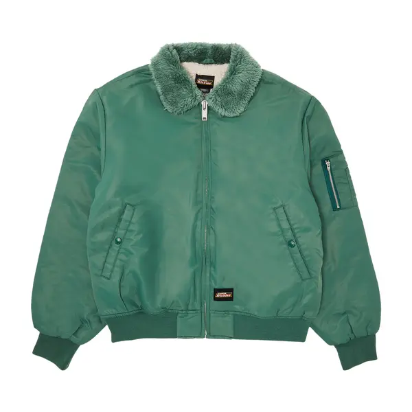 ジャケット・アウター supreme Dickies Furcollar BomberJacket M Supreme X Dickies Fur Collar Bomber Jacket - Green | Editorialist