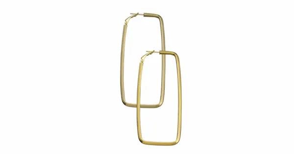 Jennifer Zeuner Jewelry Luke Hoop Earrings - One-color