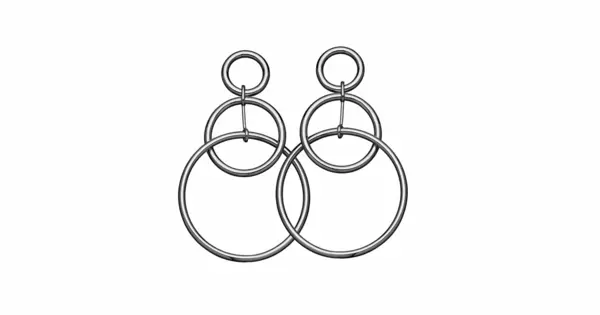Jennifer Zeuner Jewelry Frida Circle Drop Earrings - One-color