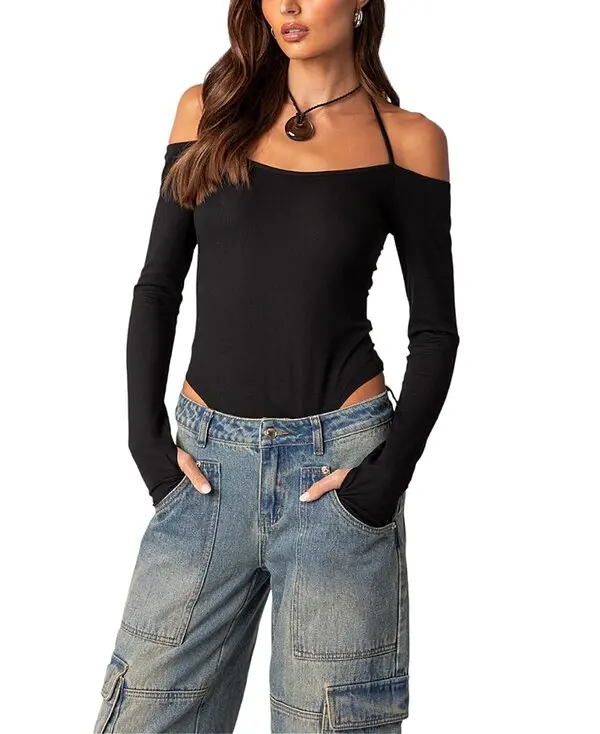 EDIKTED Ribbed Bodysuit