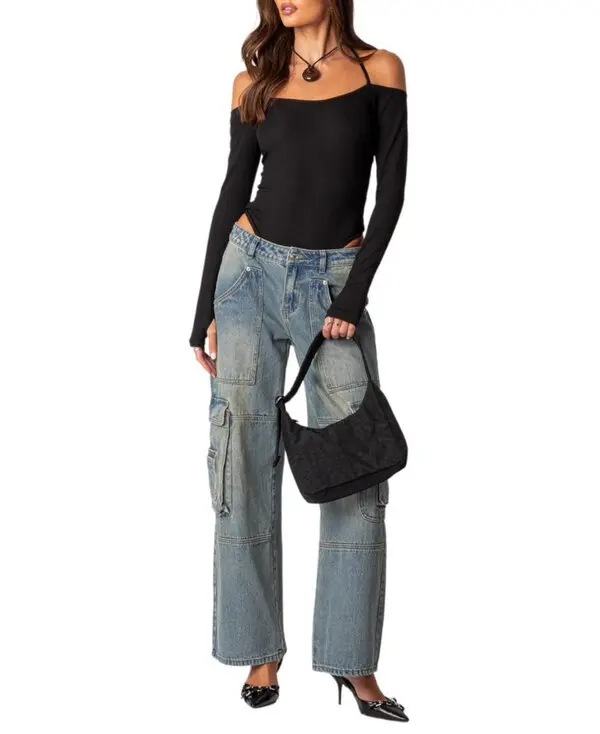 EDIKTED Ribbed Bodysuit