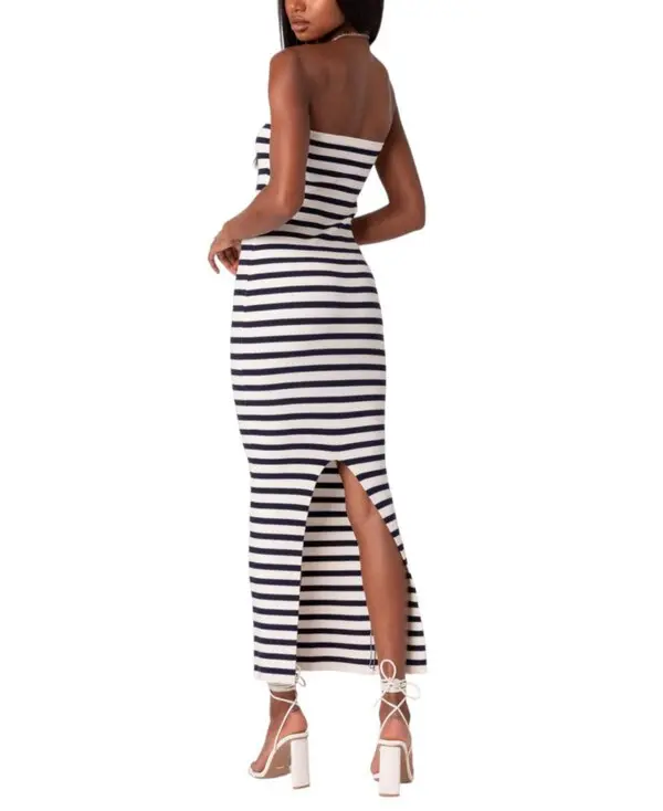 EDIKTED Knit Slitted Maxi Dress - Mix