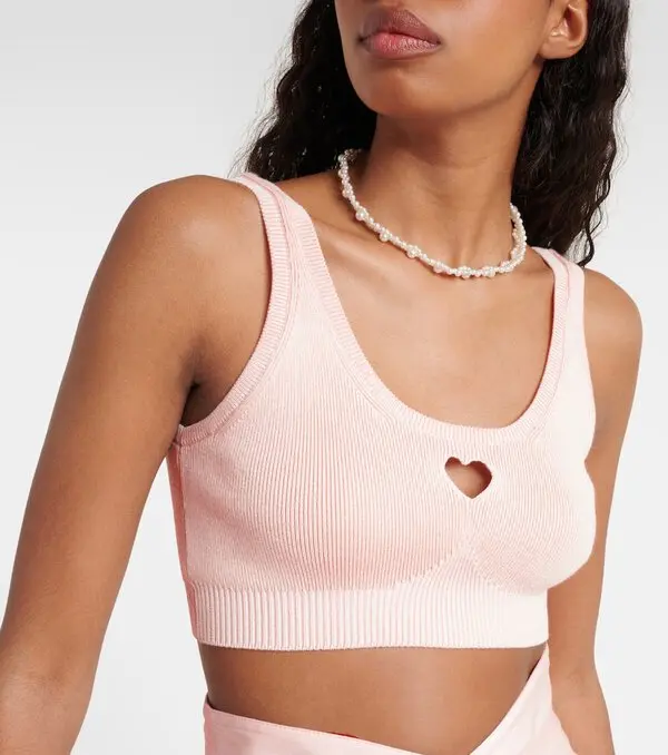 Simone Rocha Love Heart Cutout Bralette